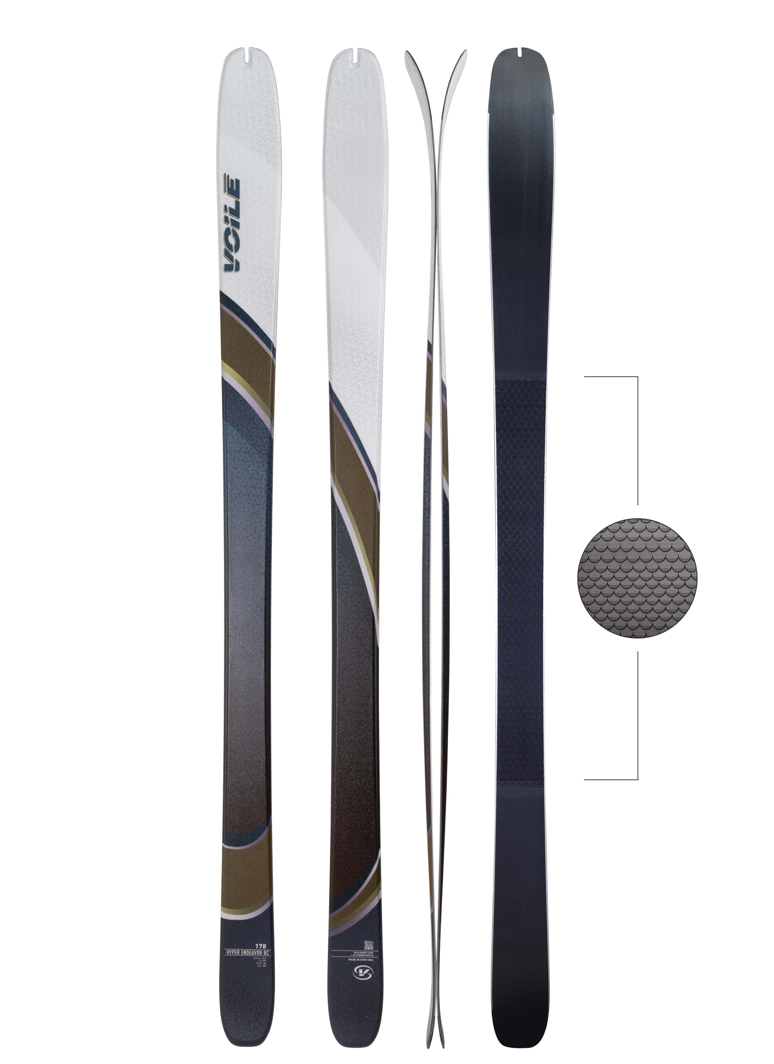 Voile Hyper Endeavor BC Skis | Ultralight Scaled Backcountry Touring